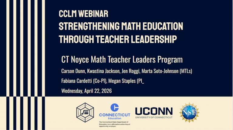 CCLM Webinar: Strengthening Math Education Through Teacher Leadership ...
